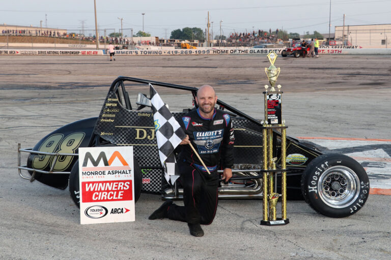 Bobby Santos takes 500 Sprint Car win at Toledo with Cody Stickler ...